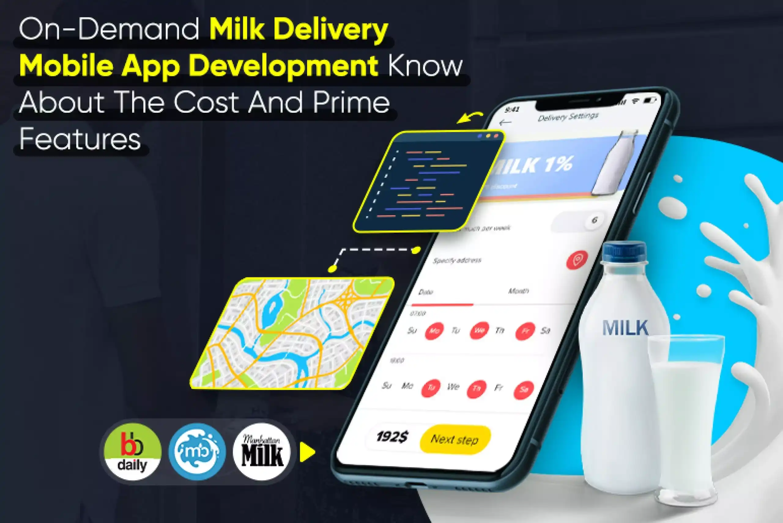 On-Demand Milk Delivery Mobile App | Cost & Key Features